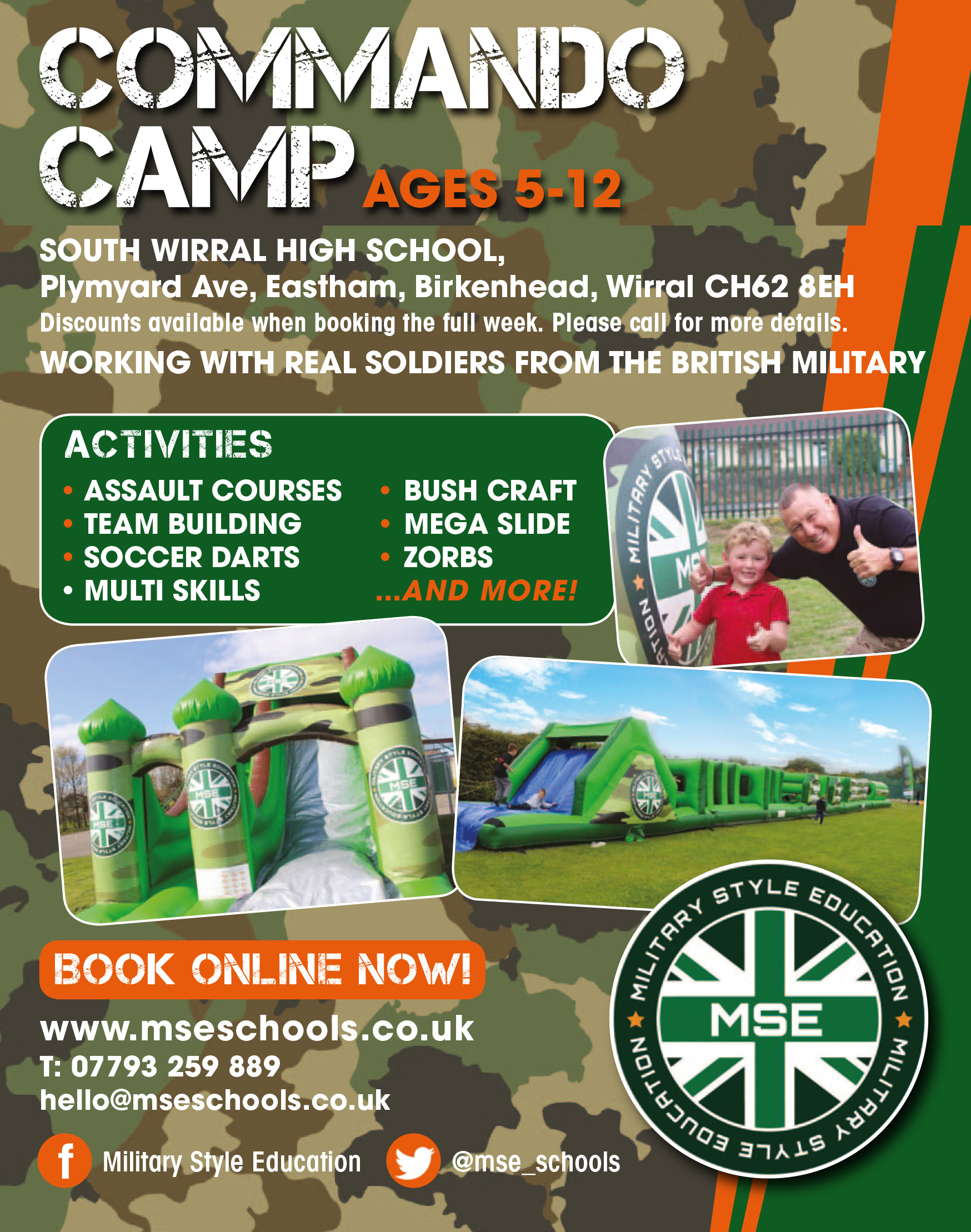 MSE Summer Commando Camp - South Wirral High School
